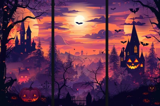 Halloween Night Wallpaper Images – Browse 170,696 Stock Photos, Vectors ...