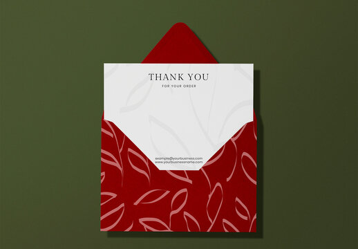 Thank You Card Mockup Images – Browse 24,736 Stock Photos, Vectors, and ...