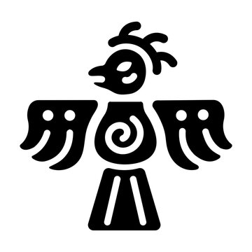 Aztec Eagle Warrior Symbol