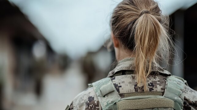 Female Soldier Back Images – Browse 2,719 Stock Photos, Vectors, and ...