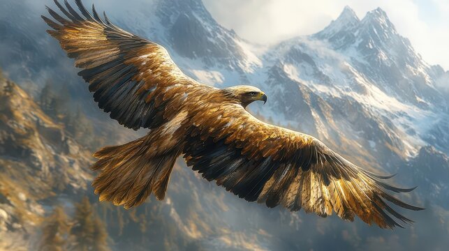 Golden Eagle In Flight Images – Browse 44,212 Stock Photos, Vectors ...