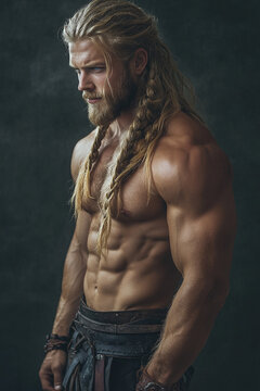 Big Handsome Viking Man