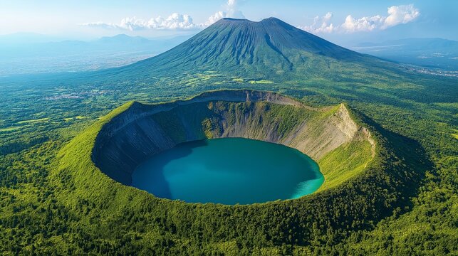 Extinct Volcano Crater