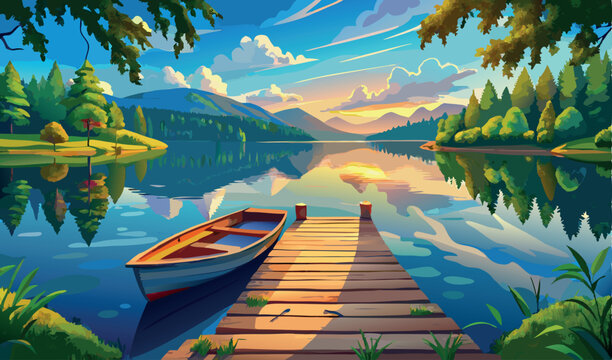 Lake Dock Vector Images – Browse 9,331 Stock Photos, Vectors, and Video ...