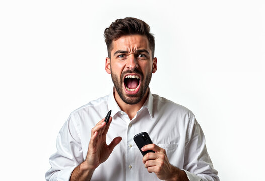 Smartphone Furious Yelling Images – Browse 17,570 Stock Photos, Vectors ...