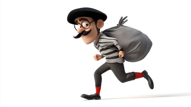 Cartoon Robber