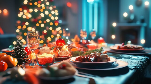 Christmas Dinner Background Images – Browse 251,491 Stock Photos ...