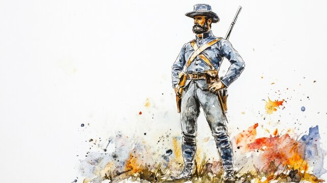 Confederate Soldier Art