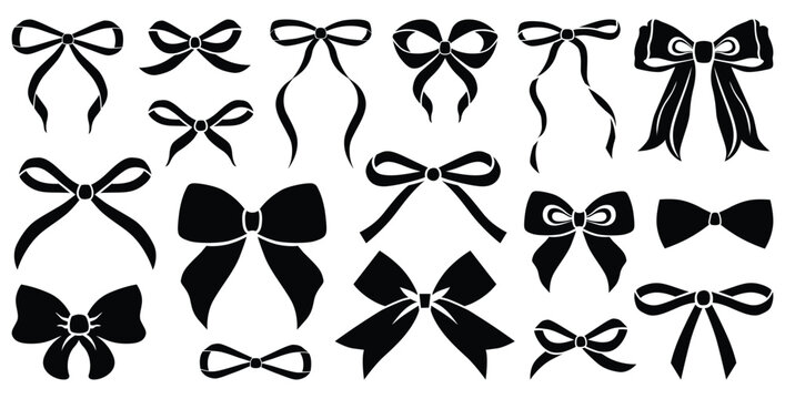 black ribbons