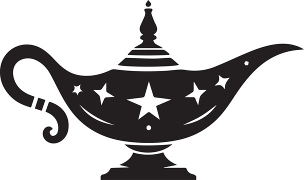 Aladdin Lamp Silhouette Images – Browse 1,080 Stock Photos, Vectors ...