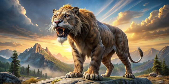 Saber Tooth Tiger Wallpaper Hd