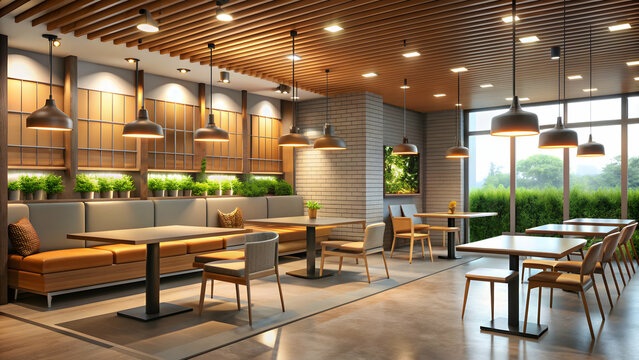 Fast Food Restaurant Interior Images – Browse 15,389 Stock Photos ...