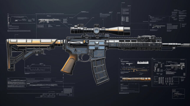 「Gun Blueprint」の写真素材 | 4,209件の無料イラスト画像 | Adobe Stock