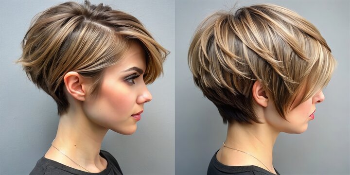 Pictures Of Front And Back Short Haircuts