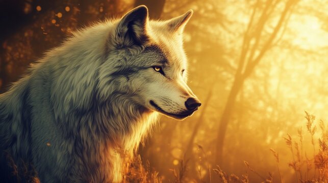 Wolf background store