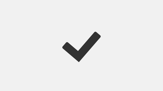 Check Mark Icon Transparent Background Green Glass Correct Tick Mark