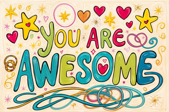 You Are Awesome Images – Browse 34,176 Stock Photos, Vectors, and Video ...