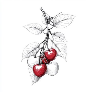 Cherry Line Drawing Images – Browse 62,234 Stock Photos, Vectors, and ...