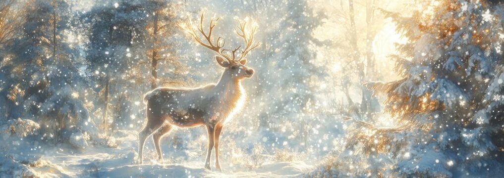 Winter Deer Scene Images – Browse 41,576 Stock Photos, Vectors, and ...