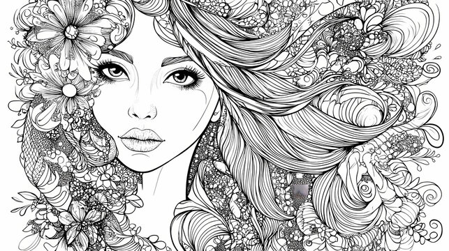 Adults Coloring Book"」の写真素材 | 1,726件の無料イラスト画像 | Adobe Stock