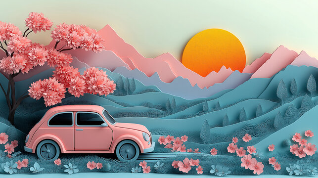 「Cartoon Road Trip」の写真素材 | 58,247件の無料イラスト画像 | Adobe Stock