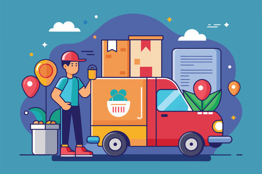 Delivery Driver Cartoon Images – Browse 22,877 Stock Photos, Vectors ...