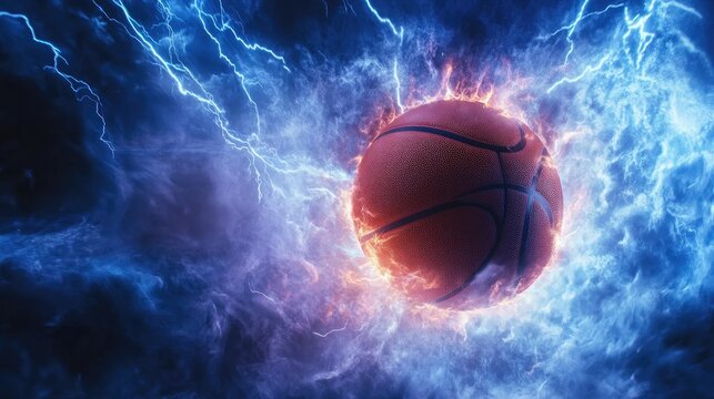 Basketball Lightning Images – Browse 3,460 Stock Photos, Vectors, and ...