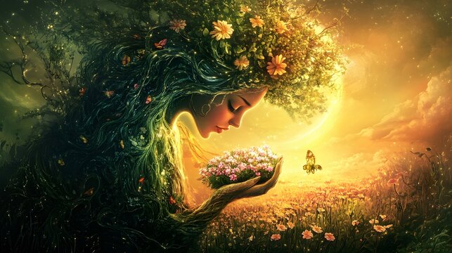Earth Goddess Wallpaper