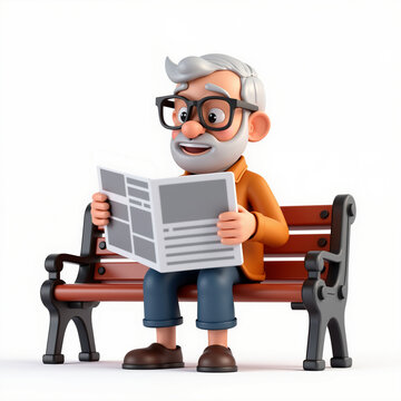 Cartoon Reading Newspaper Images – Browse 8,419 Stock Photos, Vectors ...