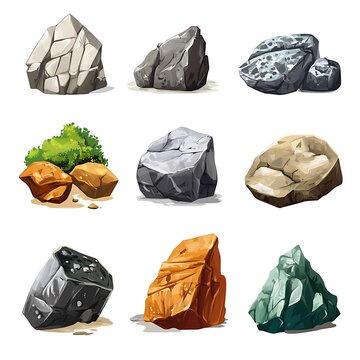 Rock Collection Clipart