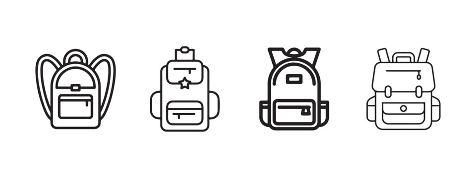 Backpack Line Art Images – Browse 31,857 Stock Photos, Vectors, and ...