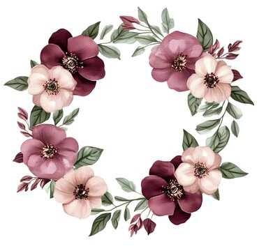 Maroon Flower Border Images – Browse 2,893 Stock Photos, Vectors, and ...