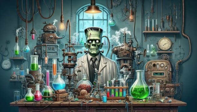Frankenstein Laboratory Images – Browse 1,107 Stock Photos, Vectors ...
