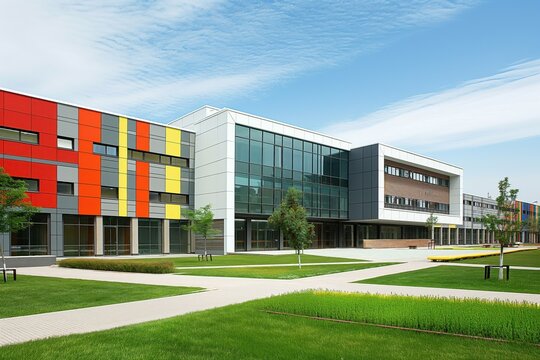 School Exterior Images – Browse 74,077 Stock Photos, Vectors, and Video ...