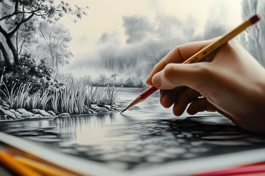 Pencil shading drawing images store