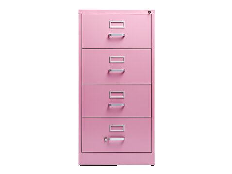 Pink Filing Cabinet