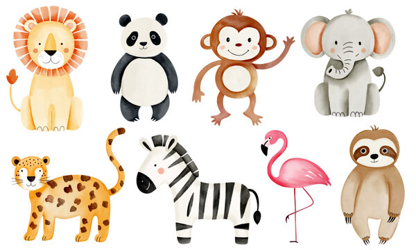 Zoo Animals Clip Art