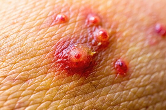 What do friction blisters look like store