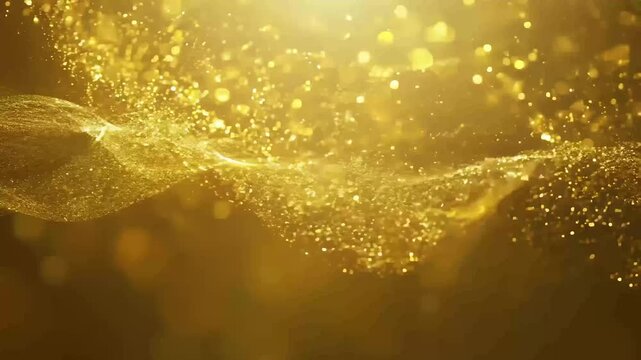 gold particles background