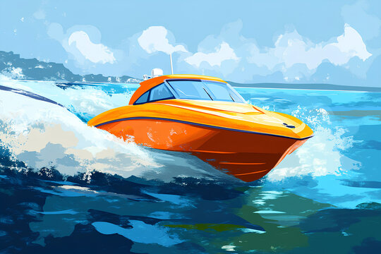 Cartoon Speed Boat Images – Browse 12,518 Stock Photos, Vectors, and ...