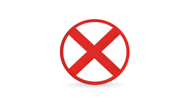 Red X With Circle Images – Browse 28,238 Stock Photos, Vectors, and ...