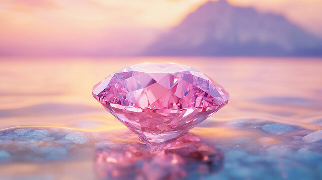 Pink Diamond Desktop Wallpaper