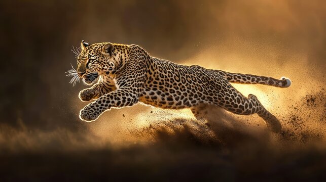 Leopards Running