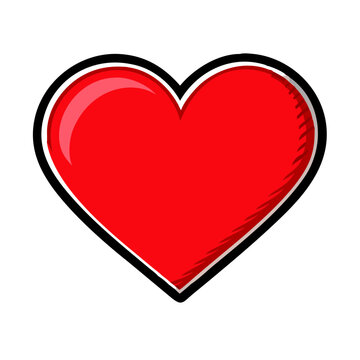 Heart Outline No Background Images – Browse 1,484 Stock Photos, Vectors ...