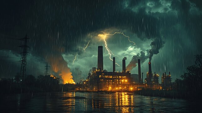 Factory And Lightning Images – Browse 9,684 Stock Photos, Vectors, and ...