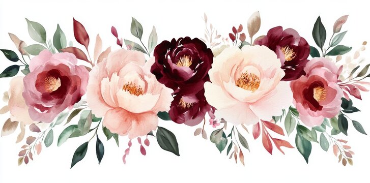 Maroon Flower Border Images – Browse 2,893 Stock Photos, Vectors, and ...