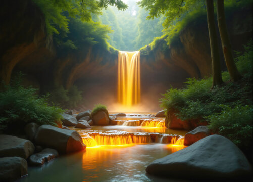 "Golden Waterfall" Images – Browse 1,142 Stock Photos, Vectors, and ...