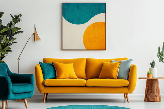 Yellow Sofa Bilder Stock Fotos Videos. Adobe Stock