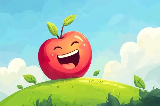 "Apple Cartoon" Images – Browse 862 Stock Photos, Vectors, and Video ...