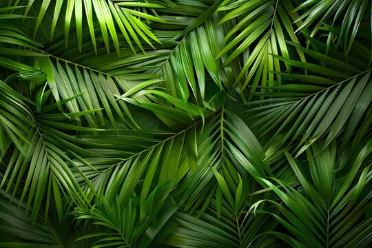 Palm Tree Leaf Print